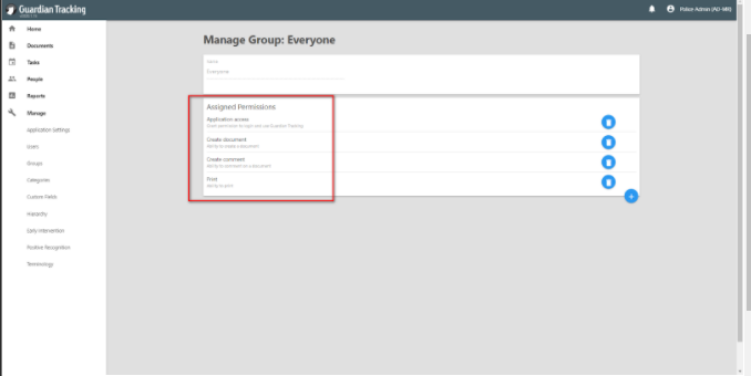 Guardian Tracking Support